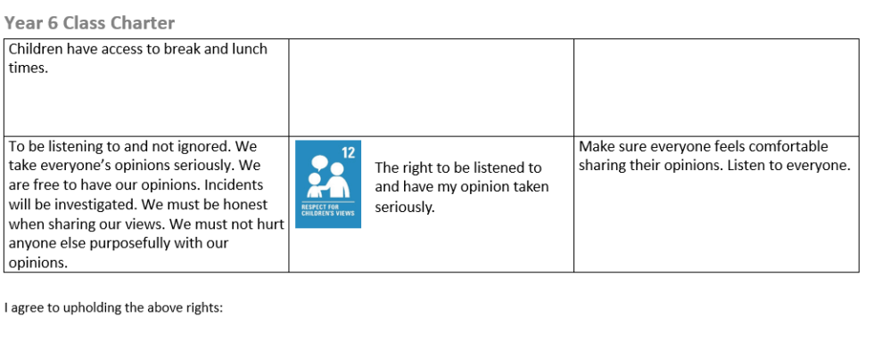 Rights Respecting - Year 6 > Airy Hill Primary School